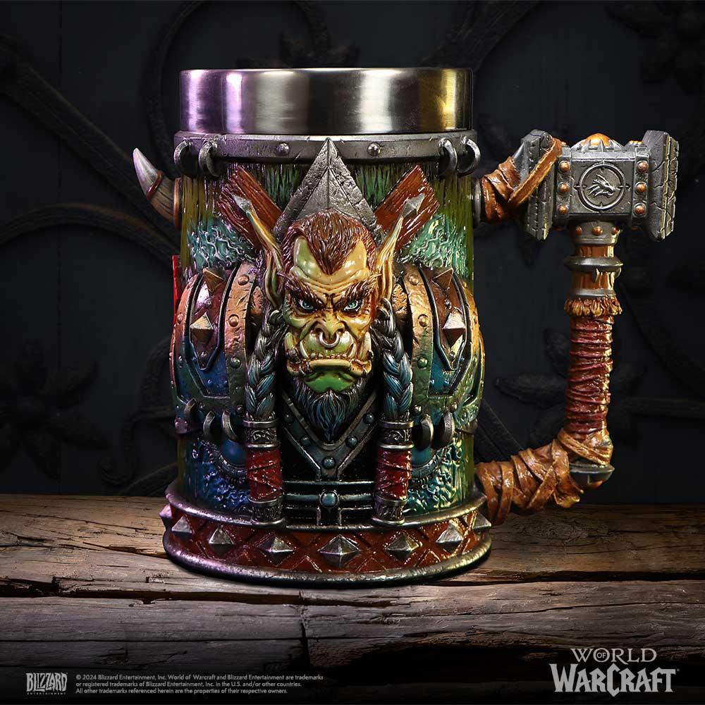 World of Warcraft Warchief Thrall Collectible Tankard | Gothic Gifts