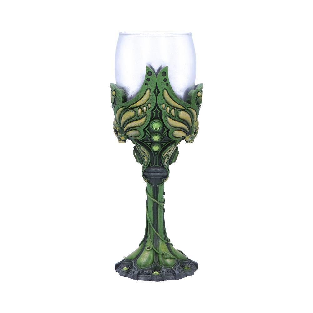 Absinthe La Fee Verte Green Goblet Wine Glass | Gothic Gifts