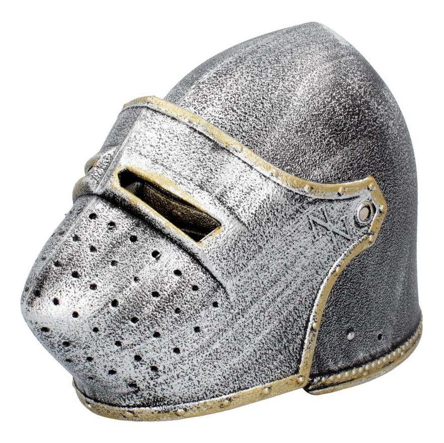 Nemesis Now Silver Knight Bascinet Helmet (Pack of 3) 20.5cm | Gothic Gifts