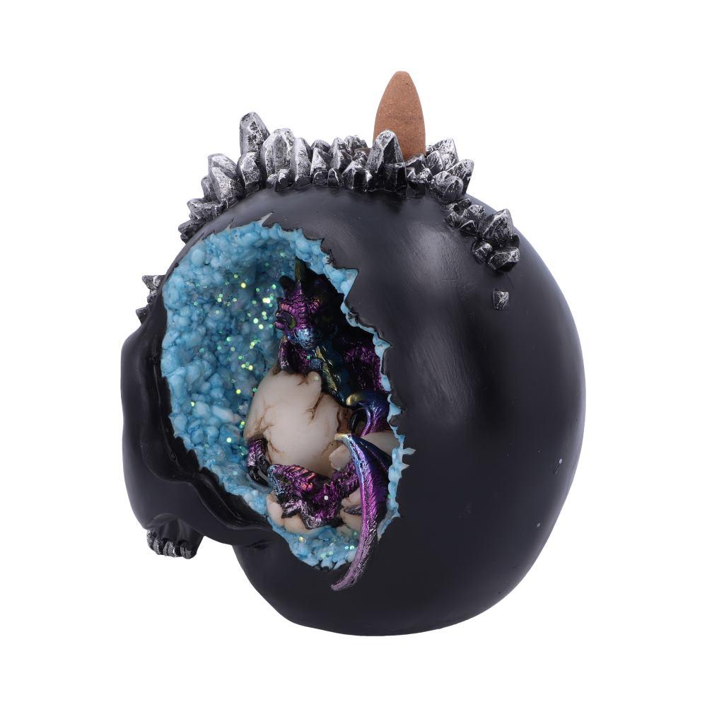 Crystal Hatchlings Backflow Incense Burner 14cm | Gothic Gifts