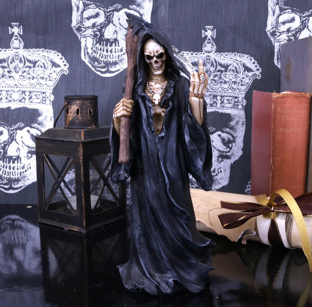Death Wish Ill-Wishing Gothic Reaper Figure 22cm | Gothic Gifts