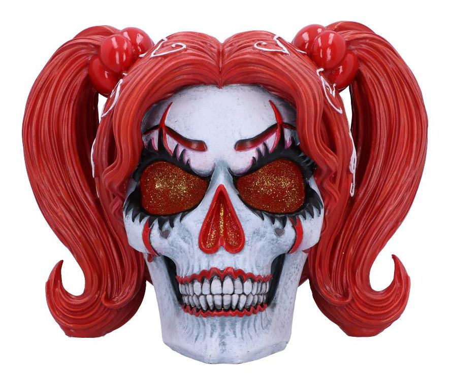 Drop Dead Gorgeous - Cackle and Chaos Clown Doll Skull | Gothic Gifts