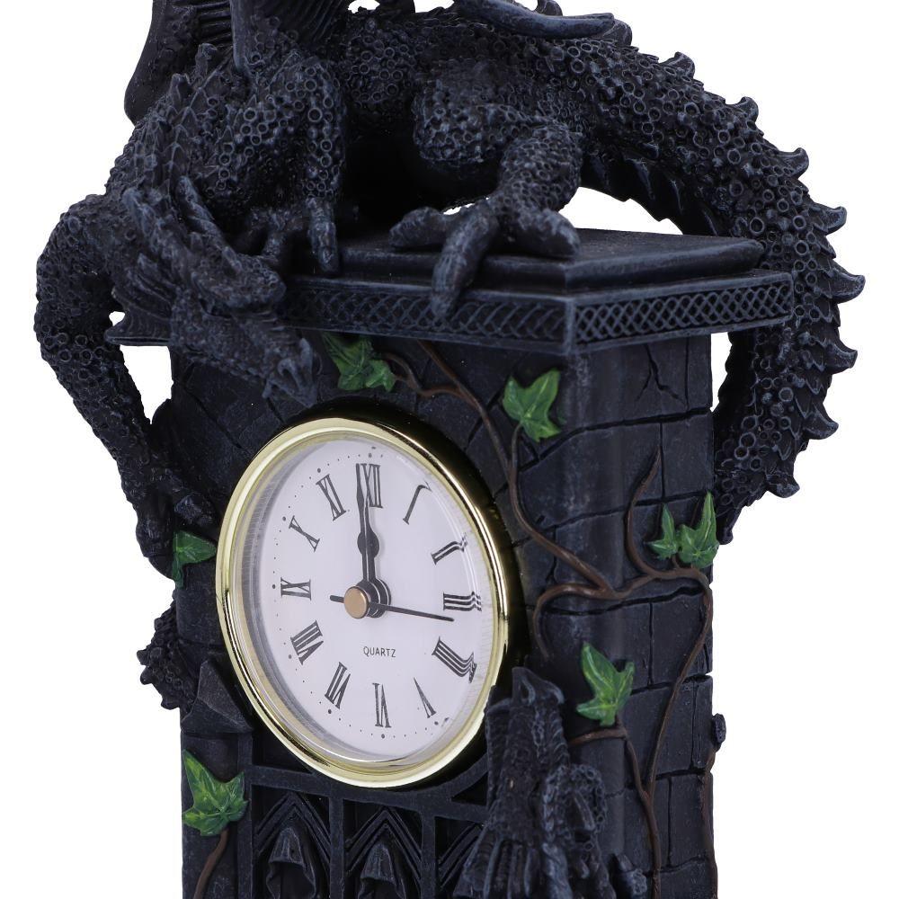 Duelling Dragons Clock Dragon Ivy Mantel Clock | Gothic Gifts