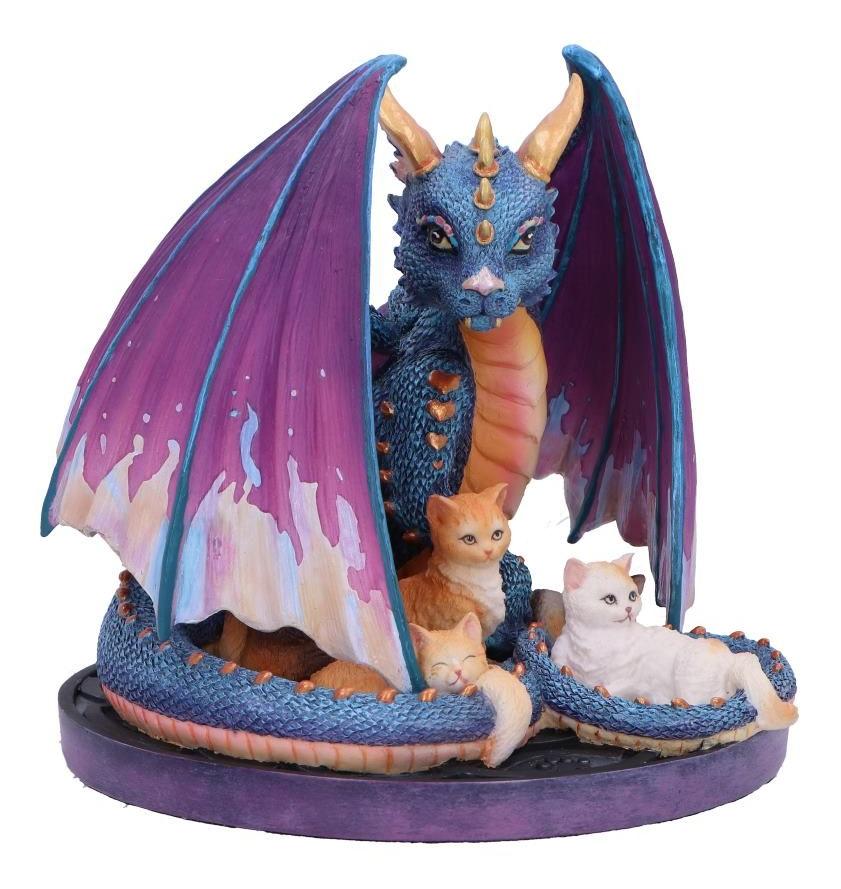 Foster Family Dragon with Kittens by Selina Fenech 12.5cm | Gothic Gifts