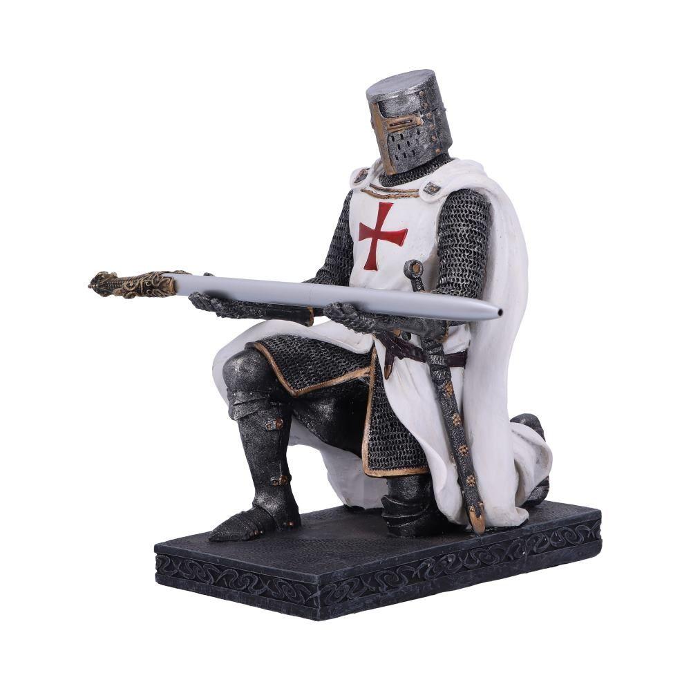 Knights Oath Pen Holder Figurine | Bronze Gifts