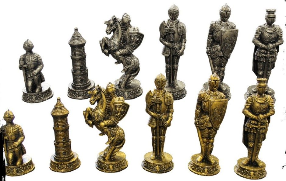 Medieval Knight Chess Set | Gothic Gifts