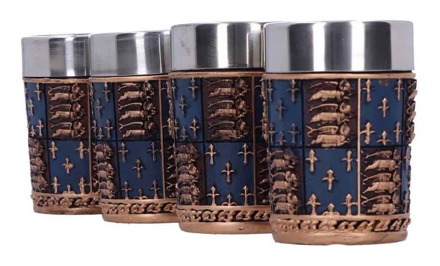 Nemesis Now Medieval Edwardian Set of 4 Shot Glasses | Gothic Gifts