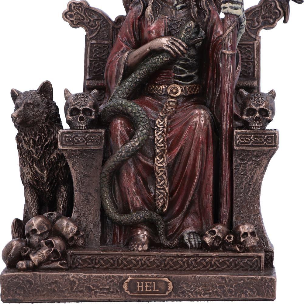 Bronze Hel the Two Faced Terror Figurine 23cm | Gothic Gifts