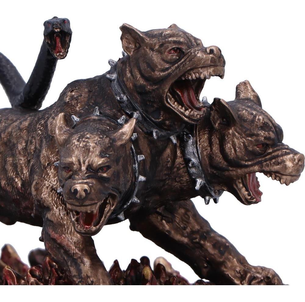 Cerberus the Three Headed Hound of Hades Bronze Figurine | Gothic Gifts