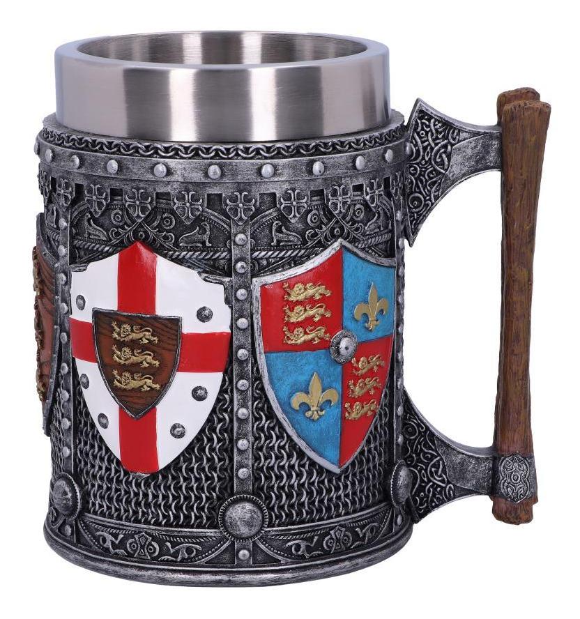 English Shield and Sigil Tankard 13.5cm | Gothic Gifts