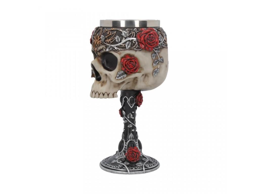 Gothic Rose Goblet 18 cm | Gothic Gifts