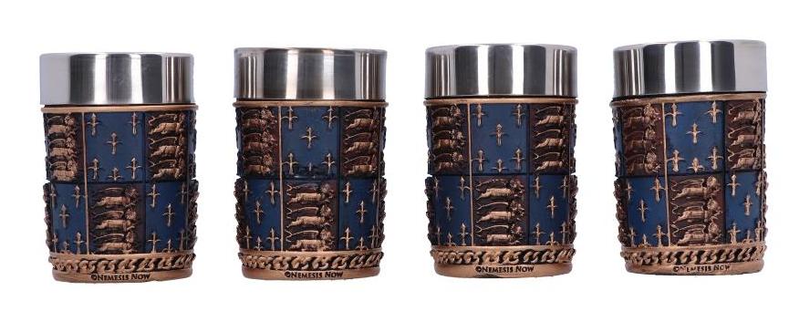 Nemesis Now Medieval Edwardian Set of 4 Shot Glasses | Gothic Gifts
