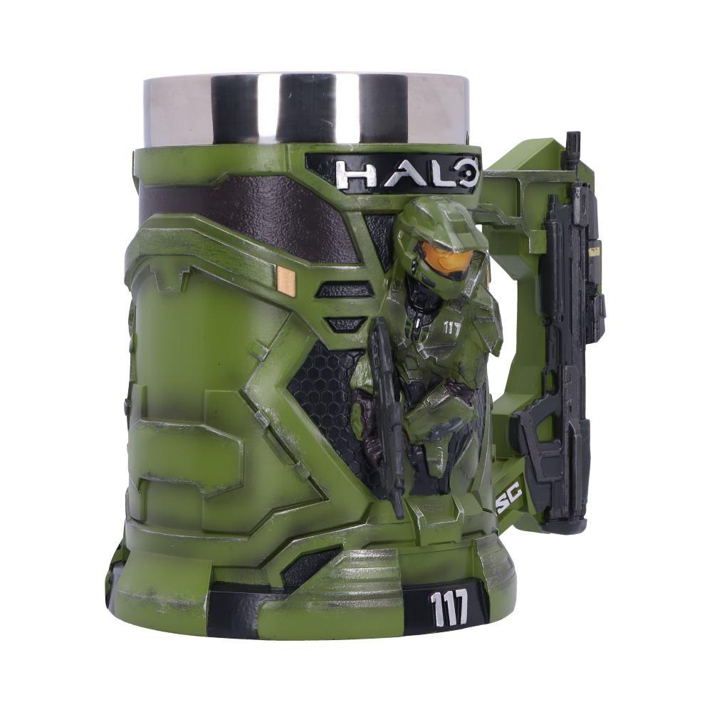 Halo Master Chief Tankard Officially Licensed | Gothic Gifts