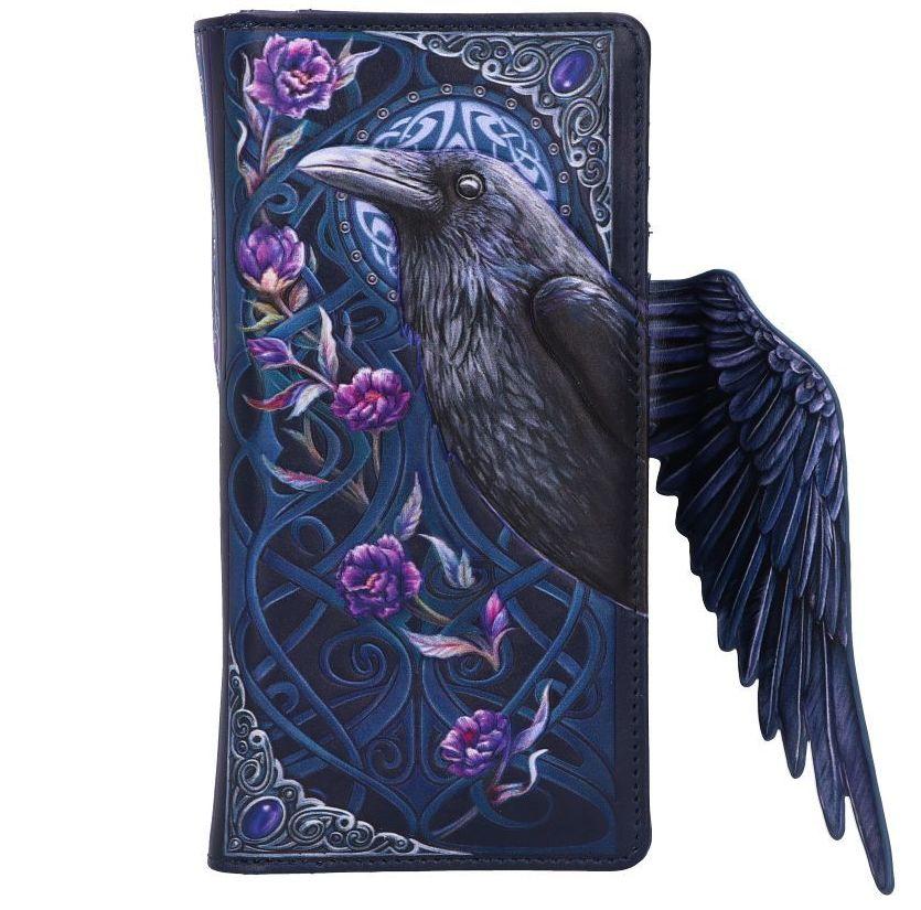 Gothic Raven Embossed Purse Nemesis Now | Gothic Gifts