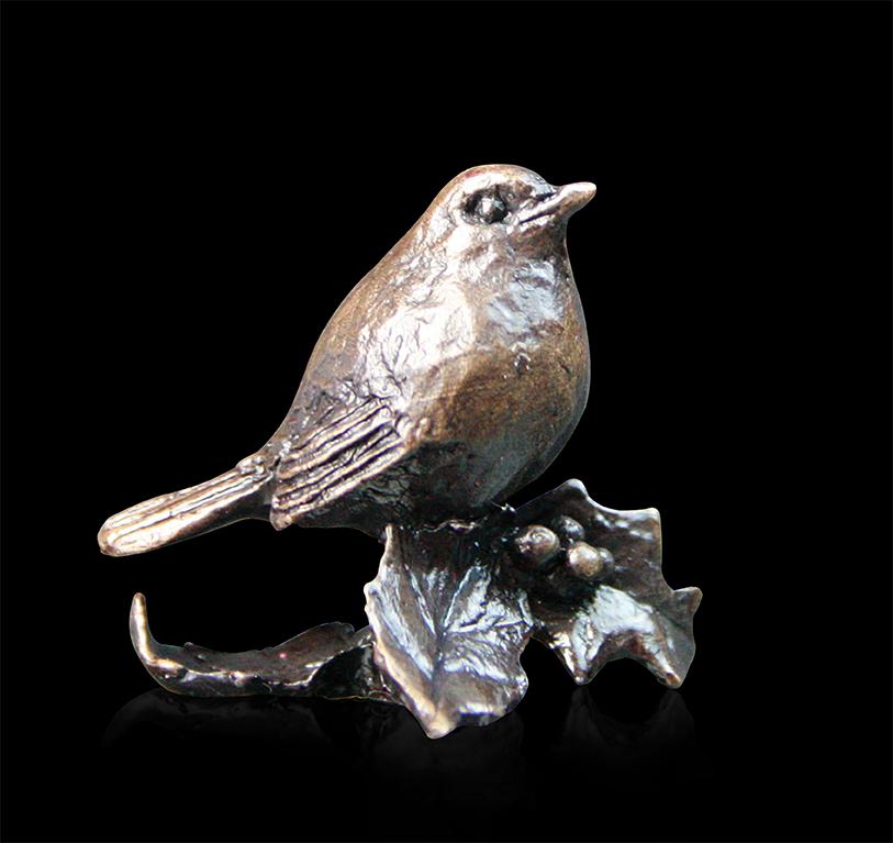 Robin Bronze Miniature (Butler and Peach) | Bronze Gifts
