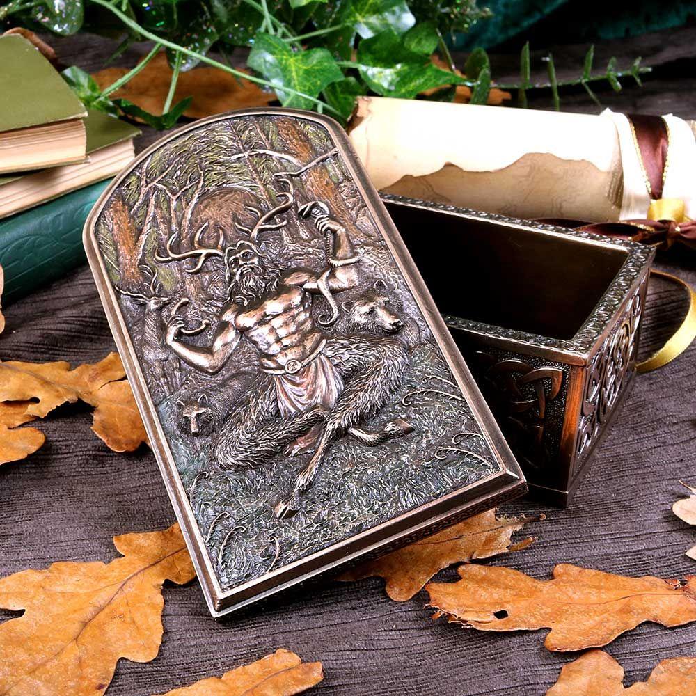 Cernunnos Horned God Trinket Box | Bronze Gifts