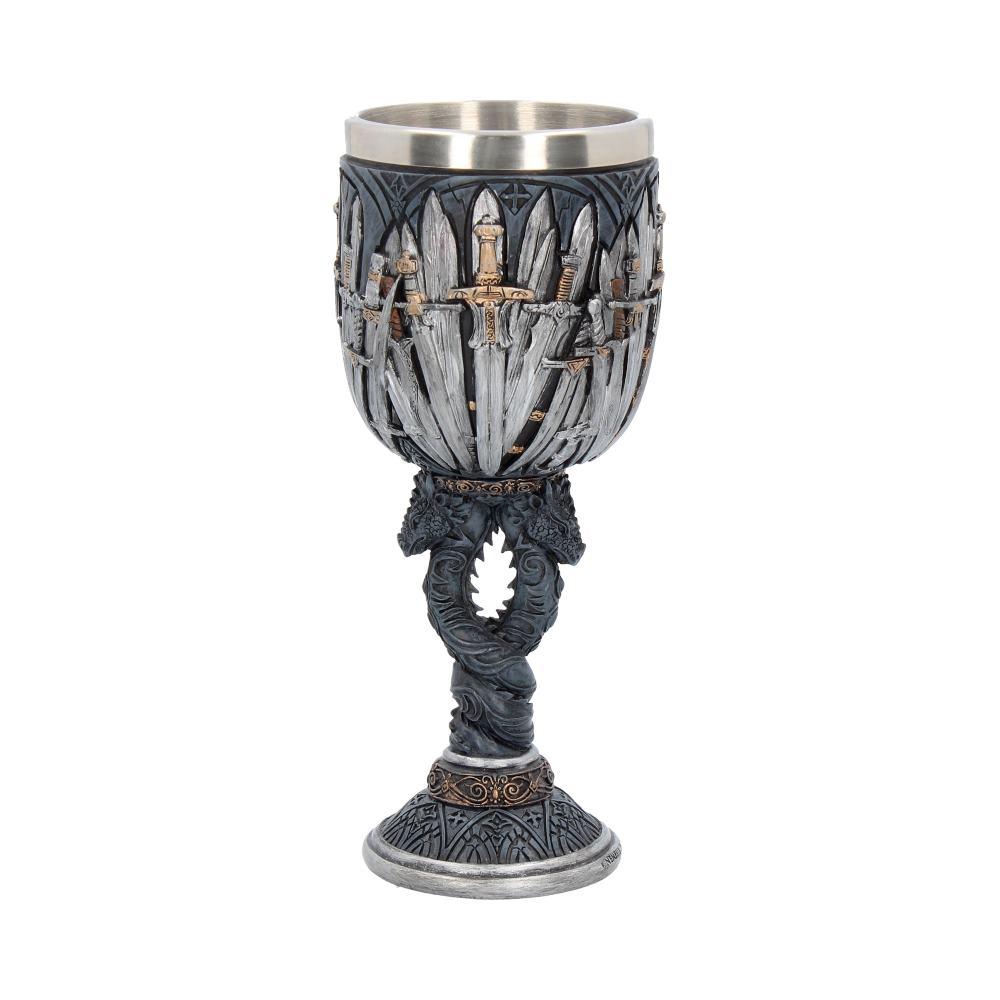 Nemesis Now Medieval Sword Dragon Wine Goblet | Gothic Gifts