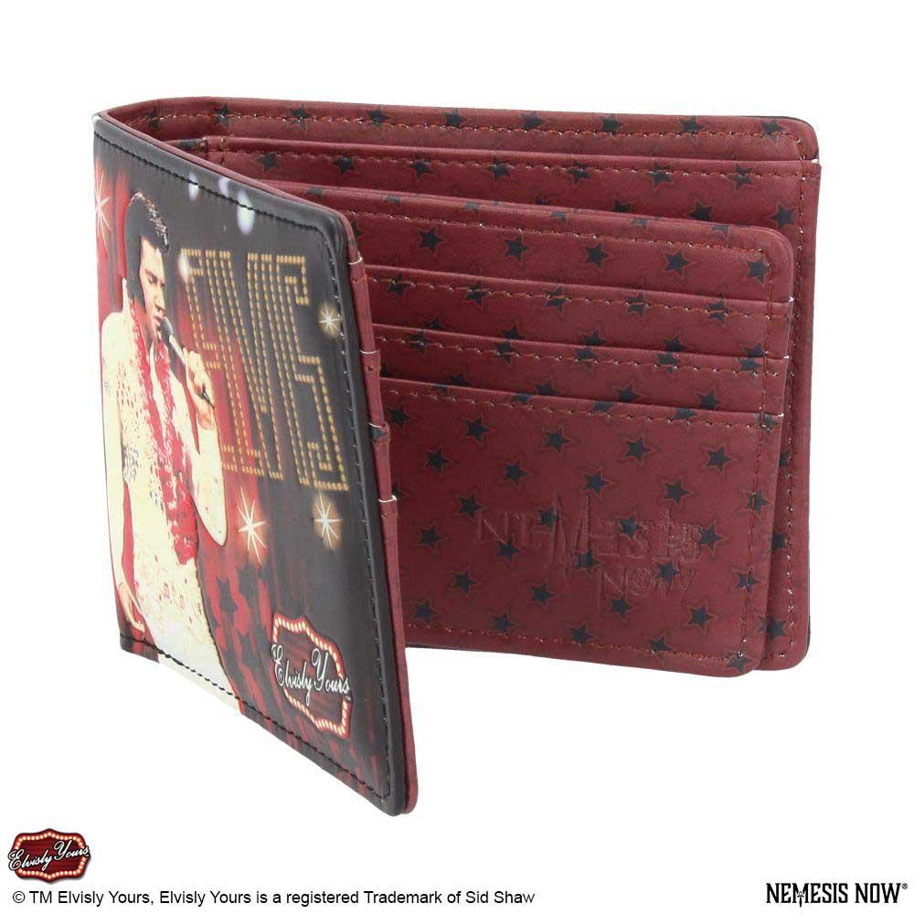 Officially Licensed Elvisly Yours Elvis Wallet Red 11cm | Gothic Gifts