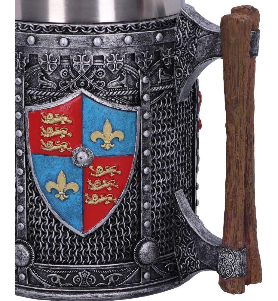 English Shield and Sigil Tankard 13.5cm | Gothic Gifts