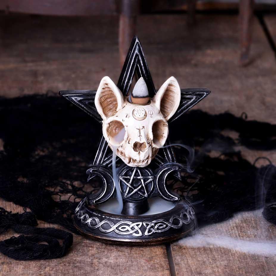Familiar Worship Backflow Incense Burner 15.3cm | Gothic Gifts