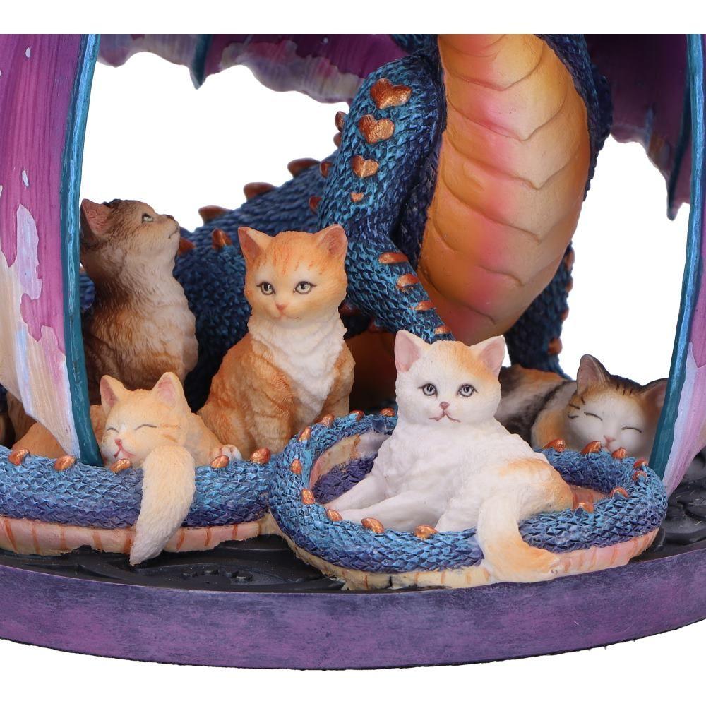 Foster Family Dragon with Kittens by Selina Fenech 12.5cm | Gothic Gifts