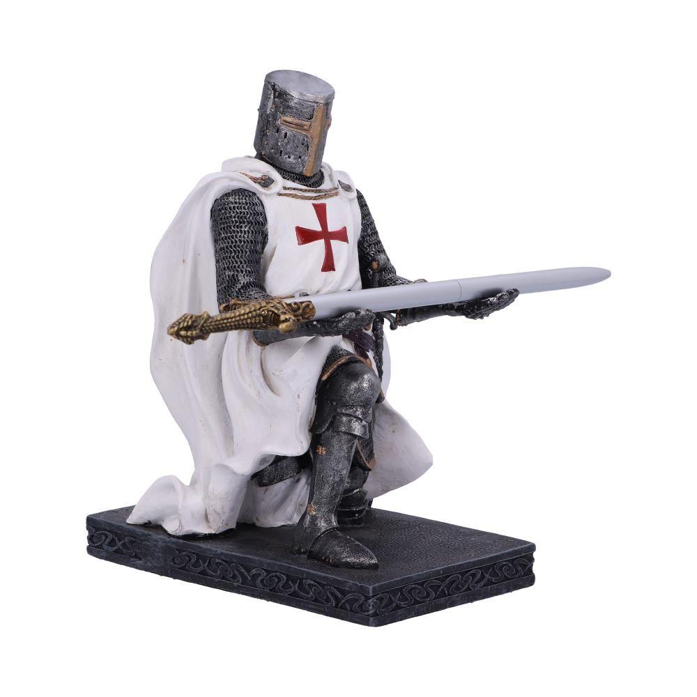 Knights Oath Pen Holder Figurine | Bronze Gifts
