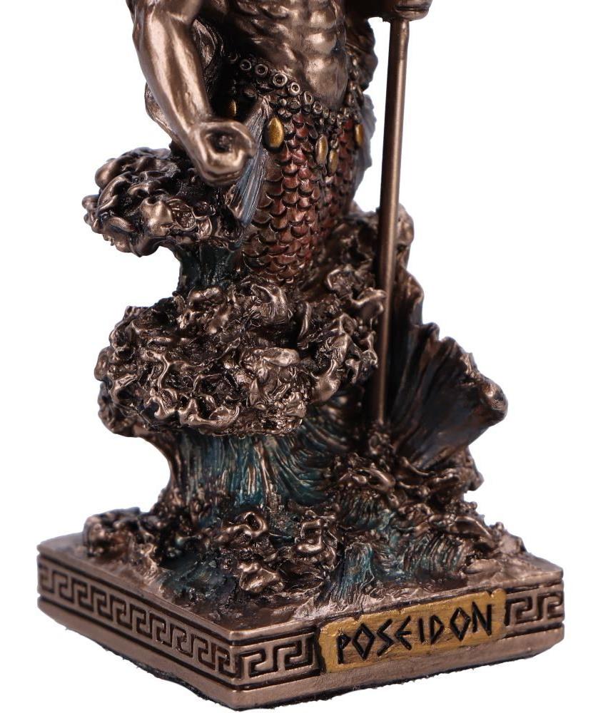 Poseidon Bronze Miniature Statue | Bronze Gifts