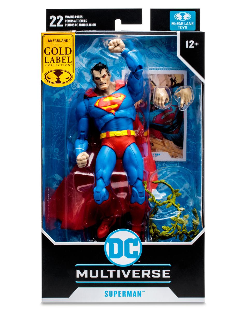 Superman Hush Angry Eyes (Gold Label) Dc Multiverse 7 Inch Action ...