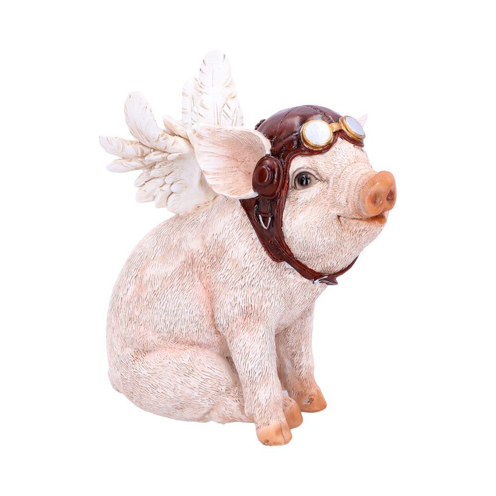 When Pigs Fly Winged Pilot Pig Ornament | Gothic Gifts
