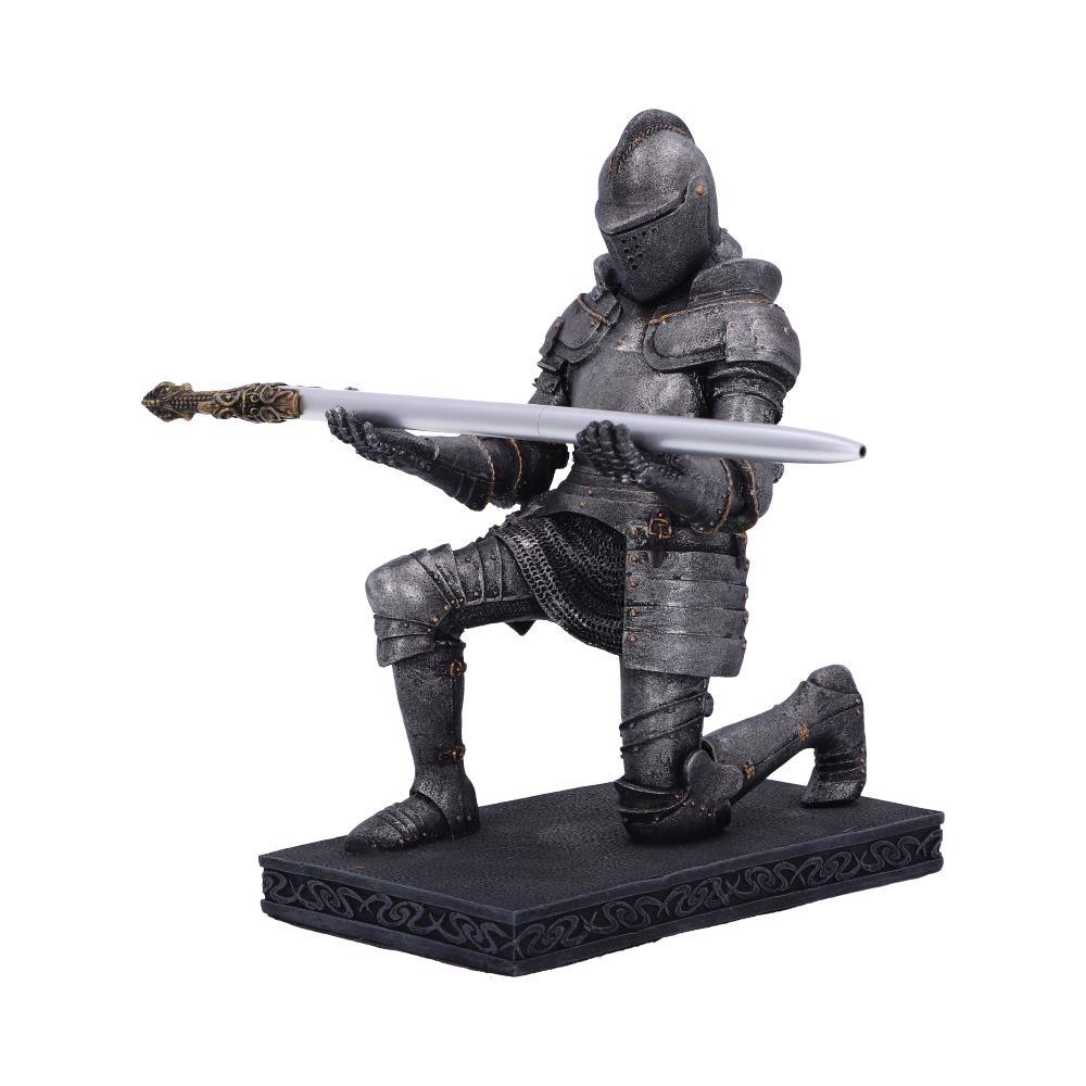 Worthy Knight Pen Holder Figurine | Gothic Gifts
