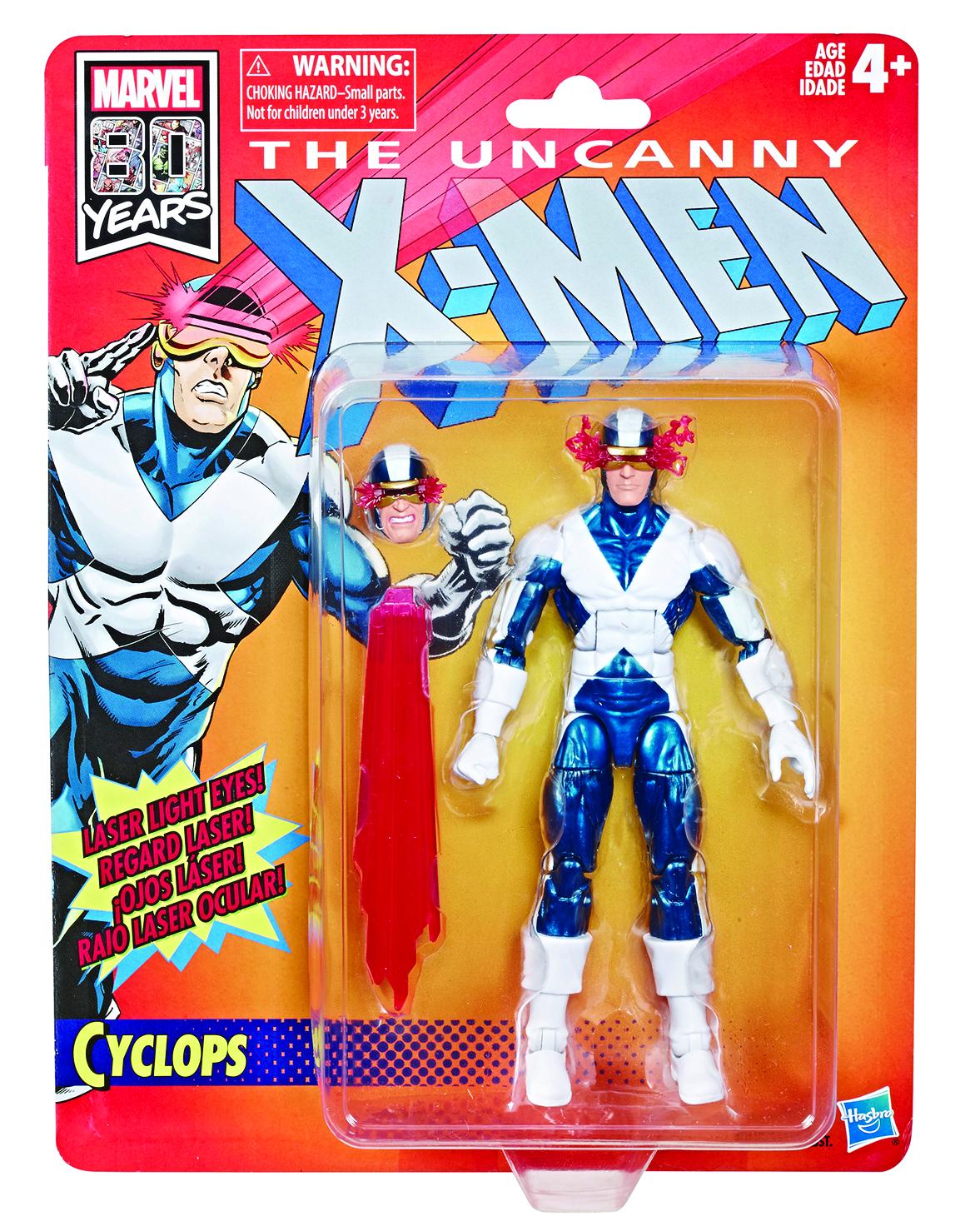 Marvel Legends Retro Cyclops (X-Men) Action Figure | Gothic Gifts