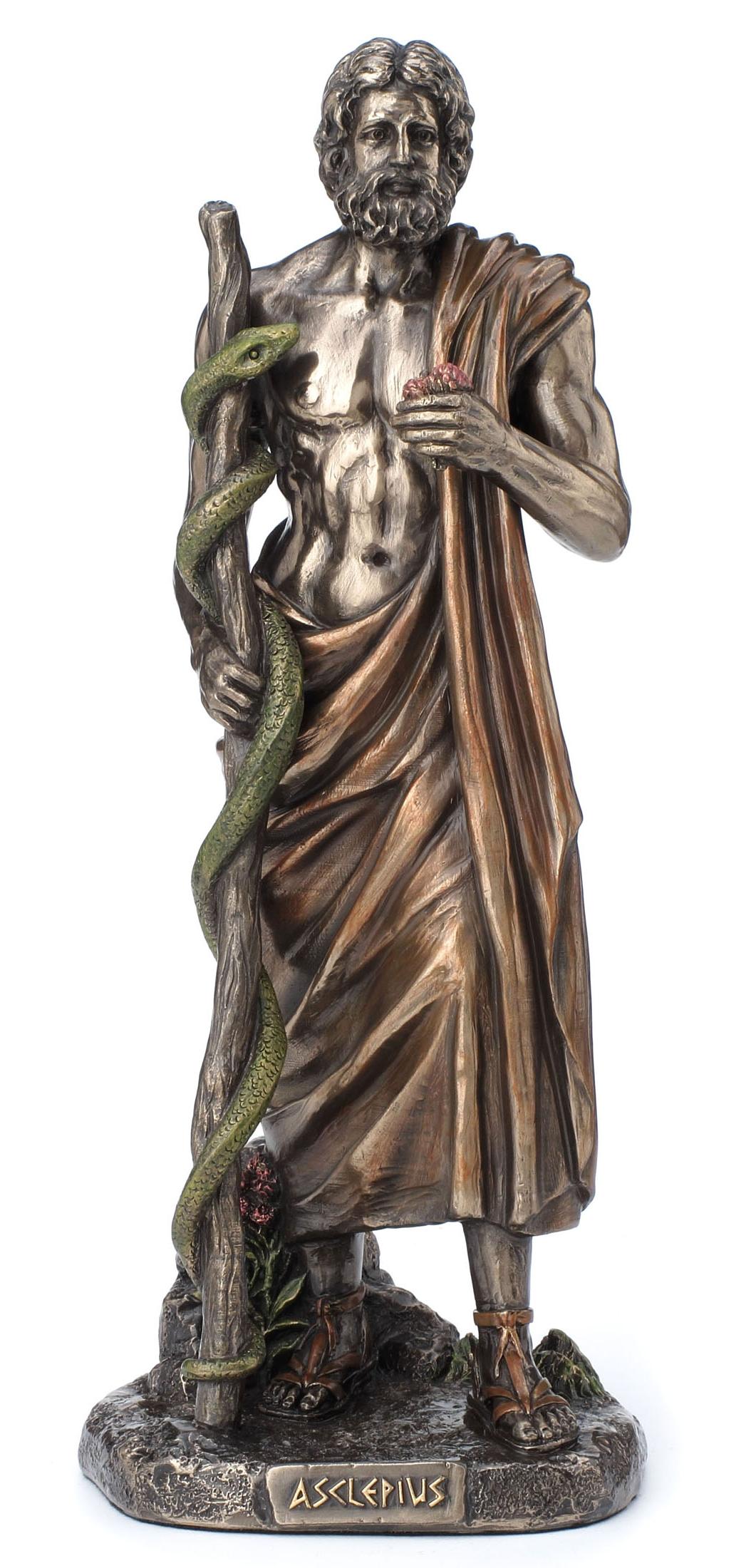 Asclepius Greek God of Medicine Bronze Figurine (By Veronese) | Bronze ...