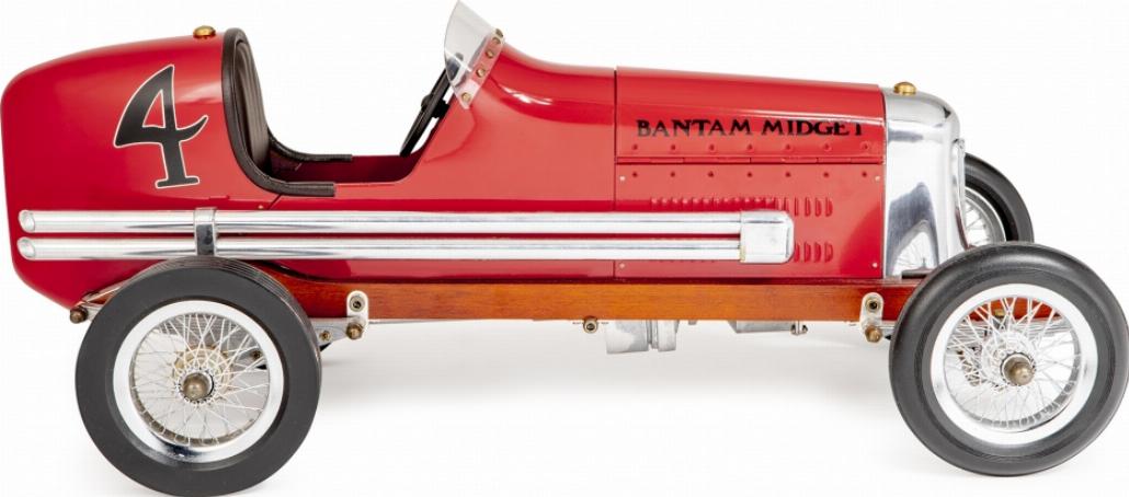 Bantam Midget Red 19" Metal Model Car by Authentic Models | A Gentleman ...
