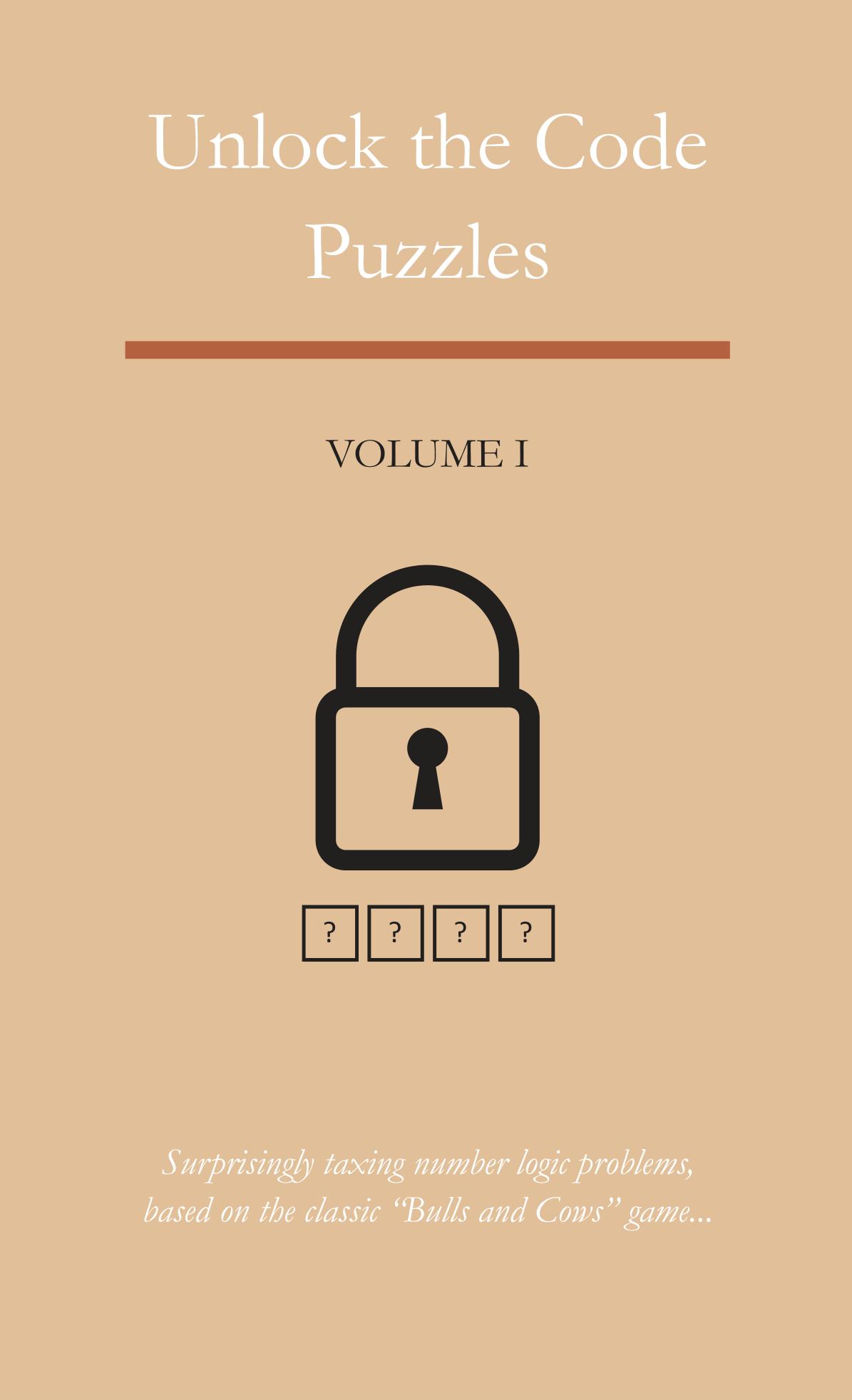 Unlock the Code Puzzles Book - Volume I | Gothic Gifts