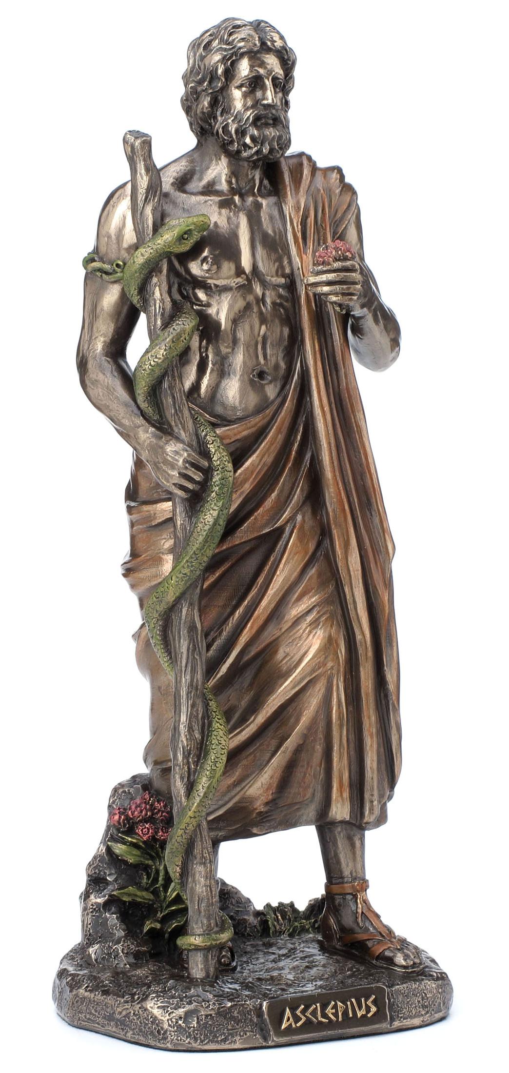 Asclepius Greek God of Medicine Bronze Figurine (By Veronese) | Bronze ...