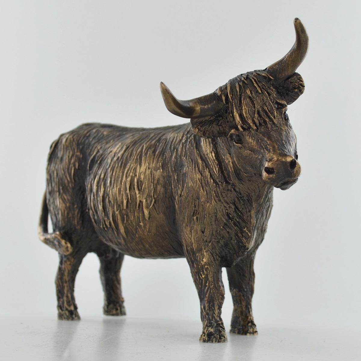 Highland Cow Bronze Figurine Harriet Glen | Bronze Gifts