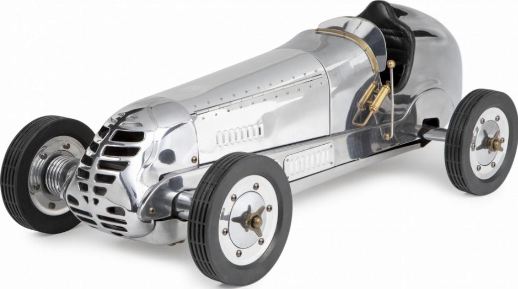 Bb Korn 9.6" Silver Polished Metal Model Car by Authentic Models | A ...
