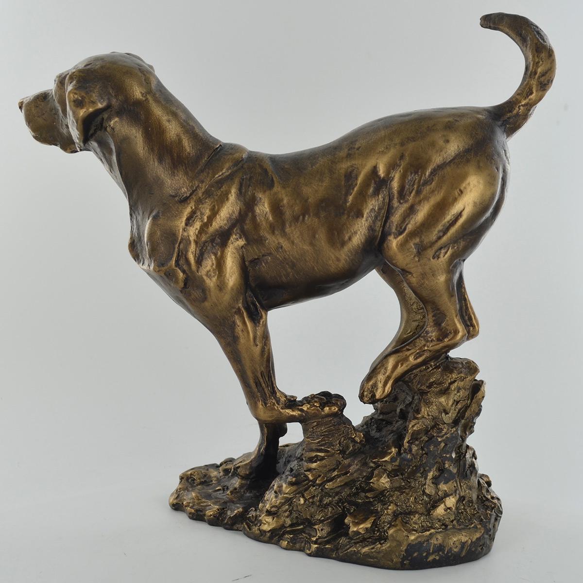 Labrador Bronze Dog Figurine (David Geenty) | Bronze Gifts