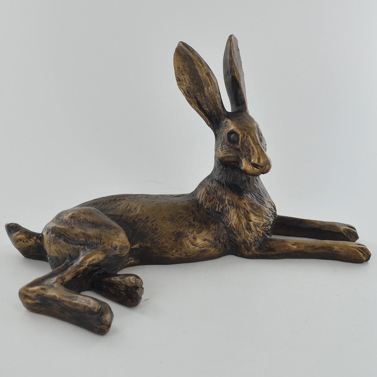 Bluebell Hare Bronze Sculpture Harriet Glen | Gothic Gifts