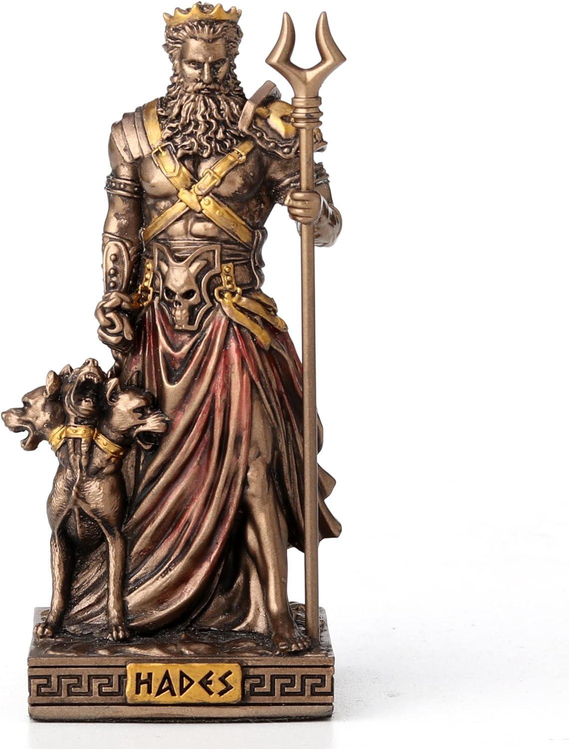 Hades Bronze Miniature Statue | Bronze Gifts