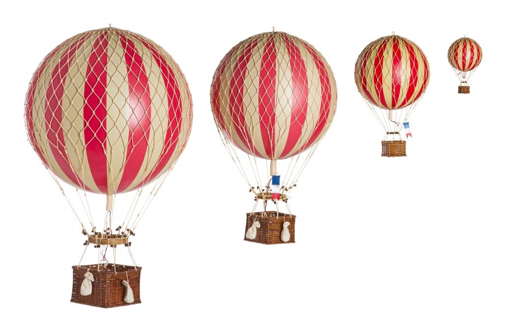 Royal Aero, True Red Model 22" Hot Air Balloon by Authentic Models | A ...