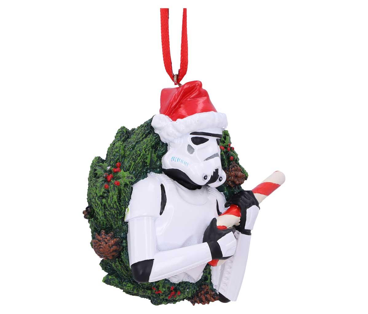 Officially Licensed Stormtrooper Wreath Hanging Ornament | Gothic Gifts