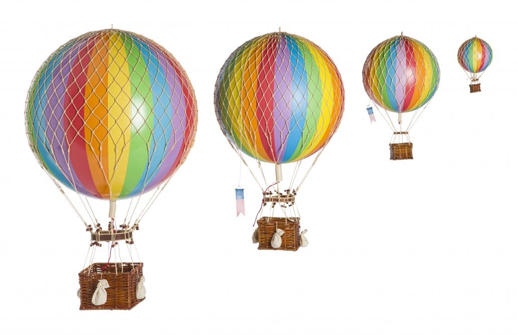 Royal Aero, Rainbow 22" Model Hot Air Balloon by Authentic Models | A ...