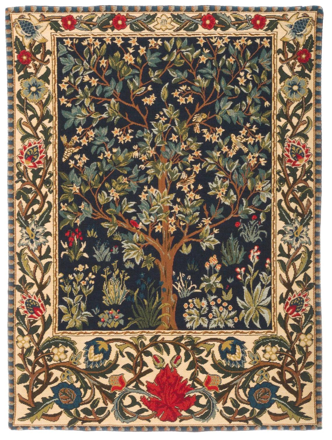 William Morris Tree of Life - Woven Wall Tapestry I | The Tapestry Shop