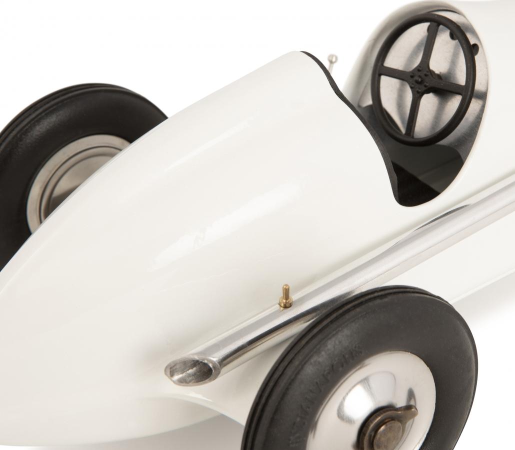 Indianapolis White/black 12.2" Metal Model Car by Authentic Models | A ...