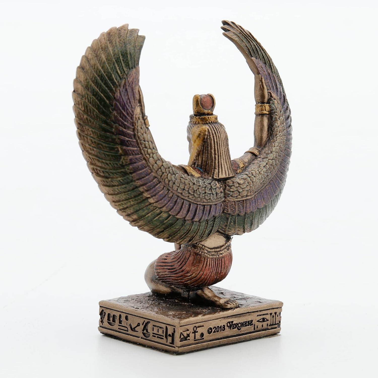 Isis Egyptian Bronze Miniature Statue | Bronze Gifts