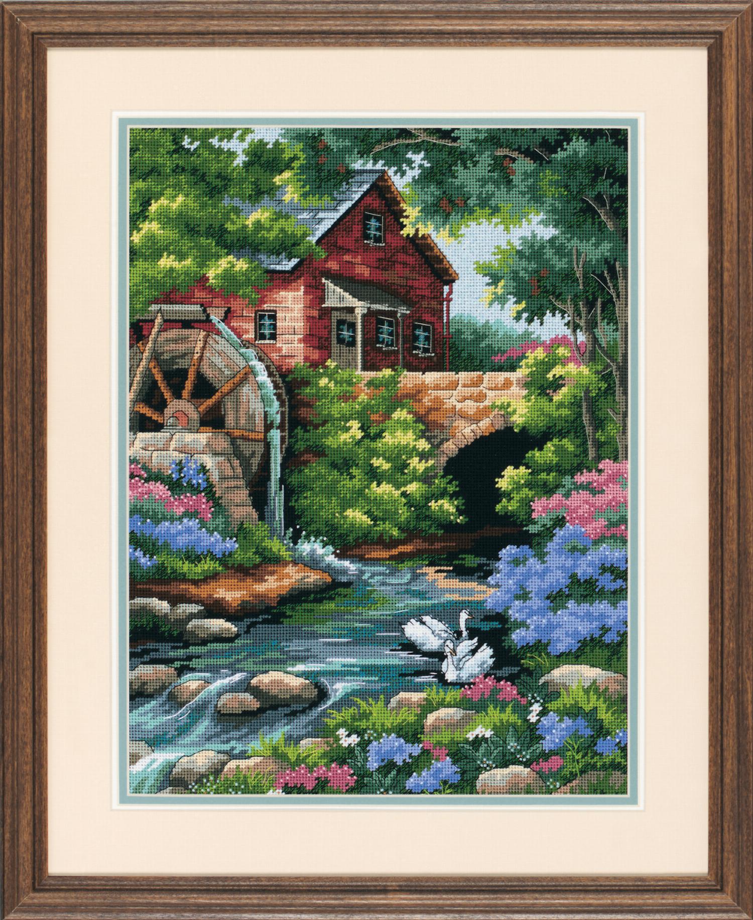 Old Mill Cottage - Needlepoint Tapestry Kit | Stitch Shop