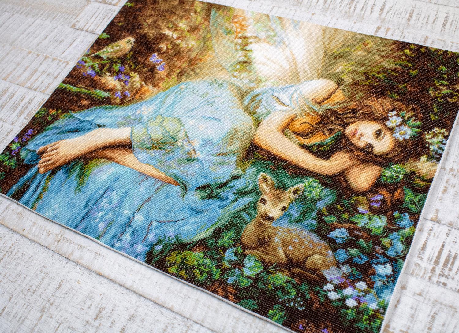 LETI 960 Spring Fairy Cross-Stitch Kit by Letistitch | Stitch Shop