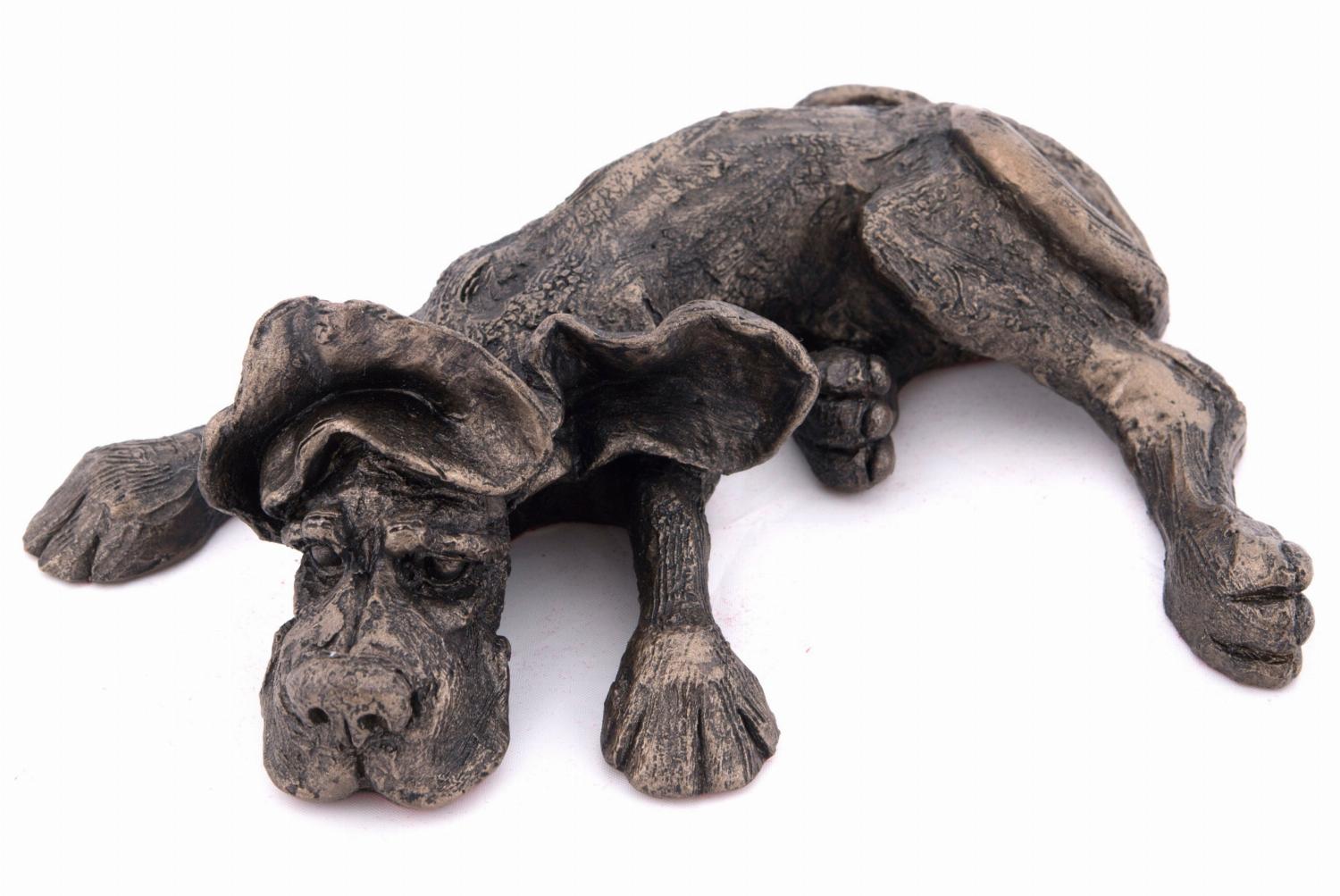 Walter - Flaked Out - Dog Sculpture by Harriet Dunn (Frith Sculpture ...