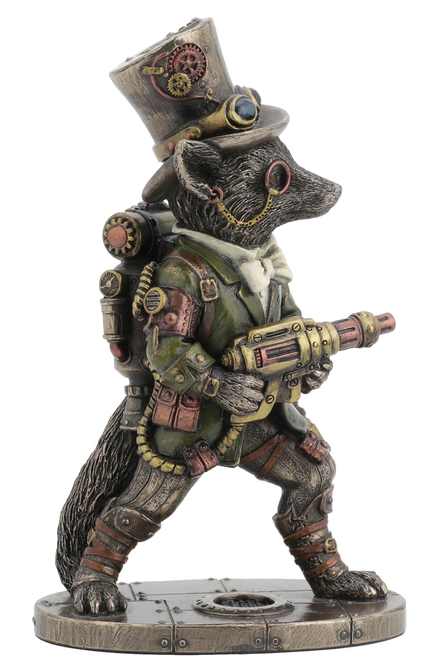 Steampunk Gentleman Fox Bandit Bronze Figurine (By Veronese) | Bronze Gifts